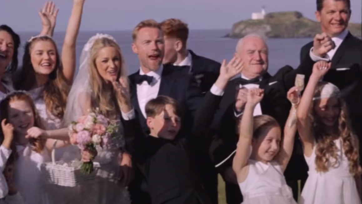Ronan Keating shares never-before-seen footage from his wedding in new ...