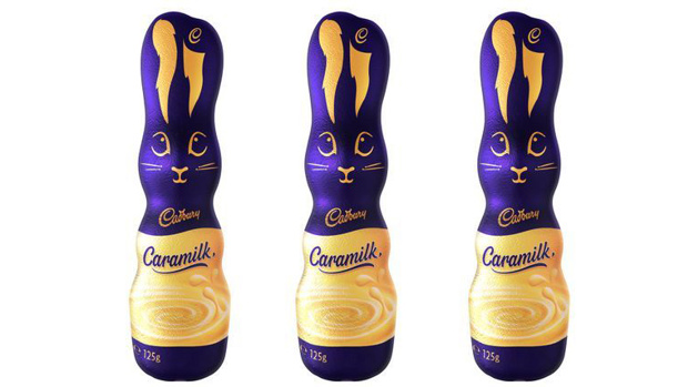 Cadbury Caramilk now comes as a Easter bunny! Cadbury Caramilk now comes as a Easter bunny!