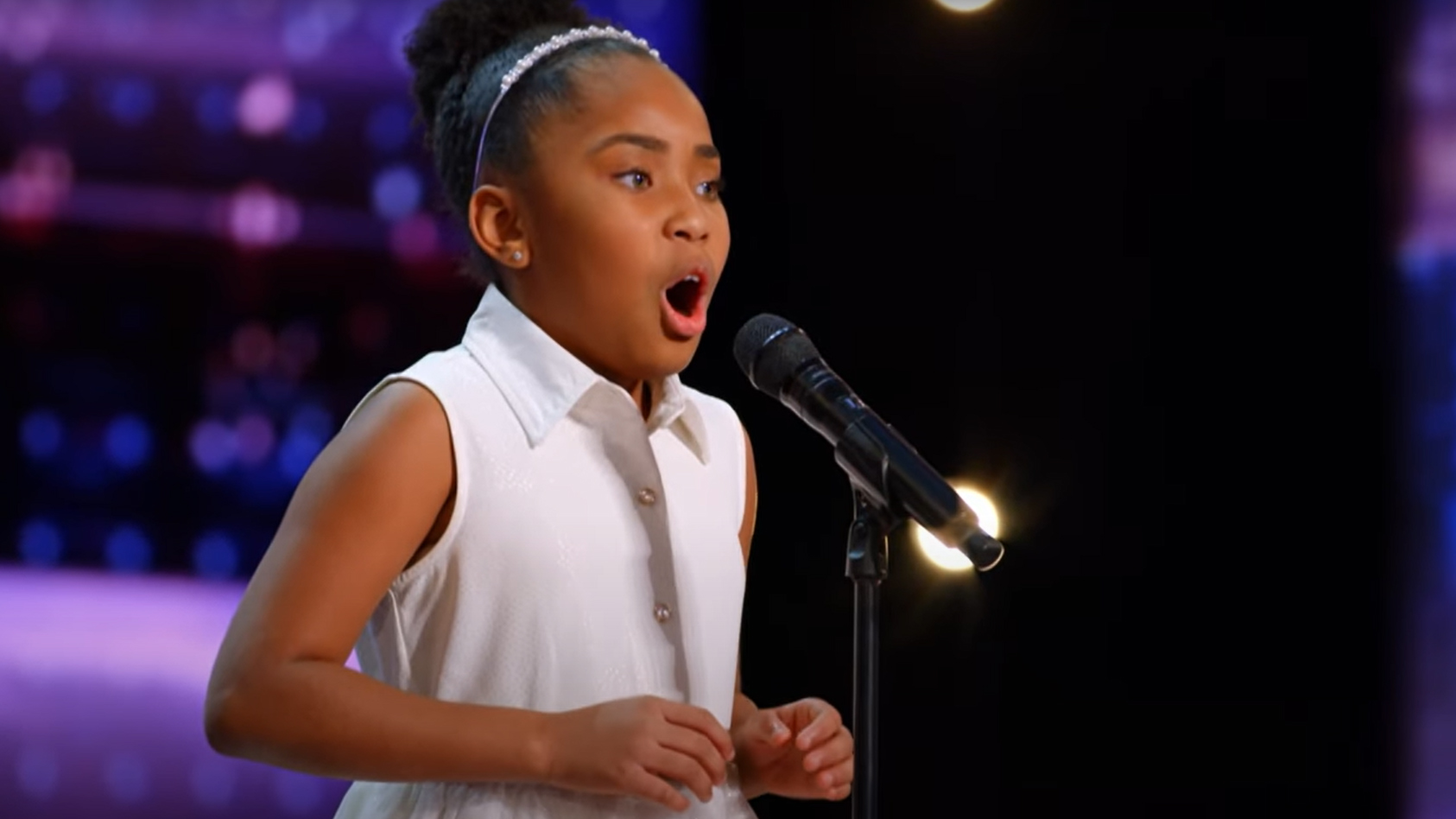 Nine-year-old singer stuns America's Got Talent judges with incredible ...