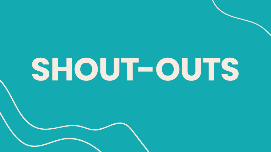 Shout-outs