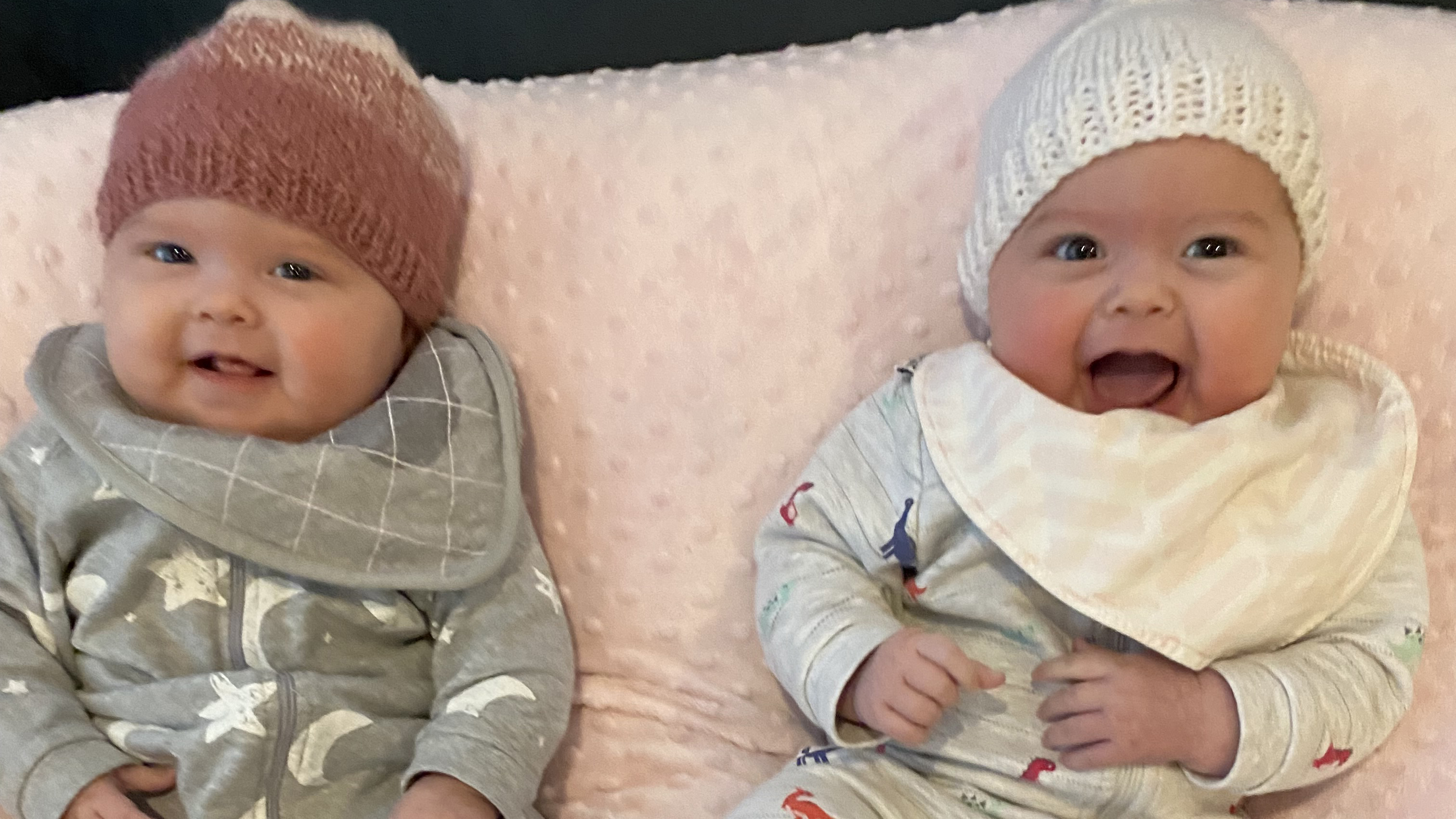 Sam Wallace shares adorable video of baby Cosette giggling