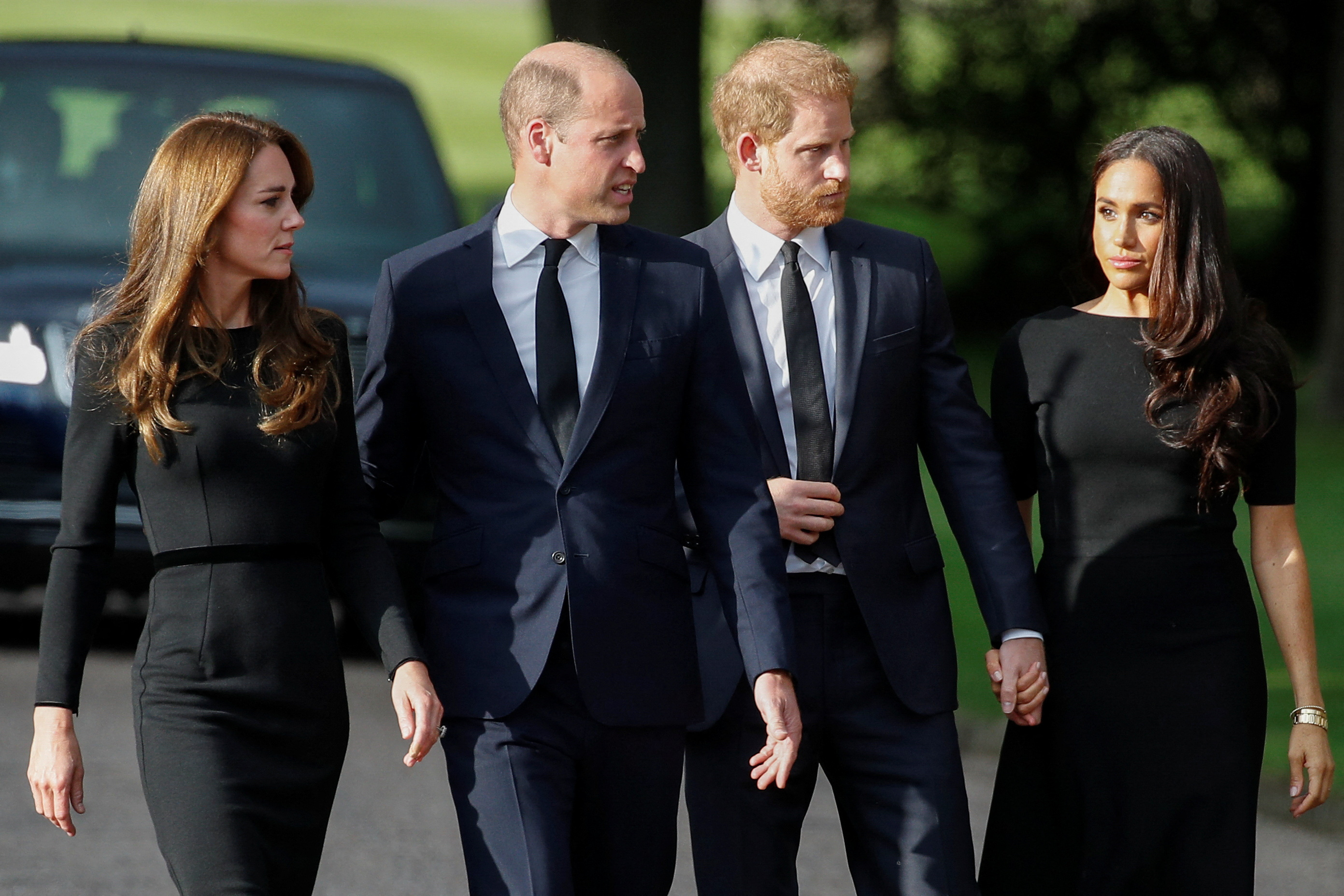 Prince William, Princess Kate, Prince Harry and Meghan Markle reunite ... Prince William, Princess Kate, Prince Harry and Meghan Markle reunite ...
